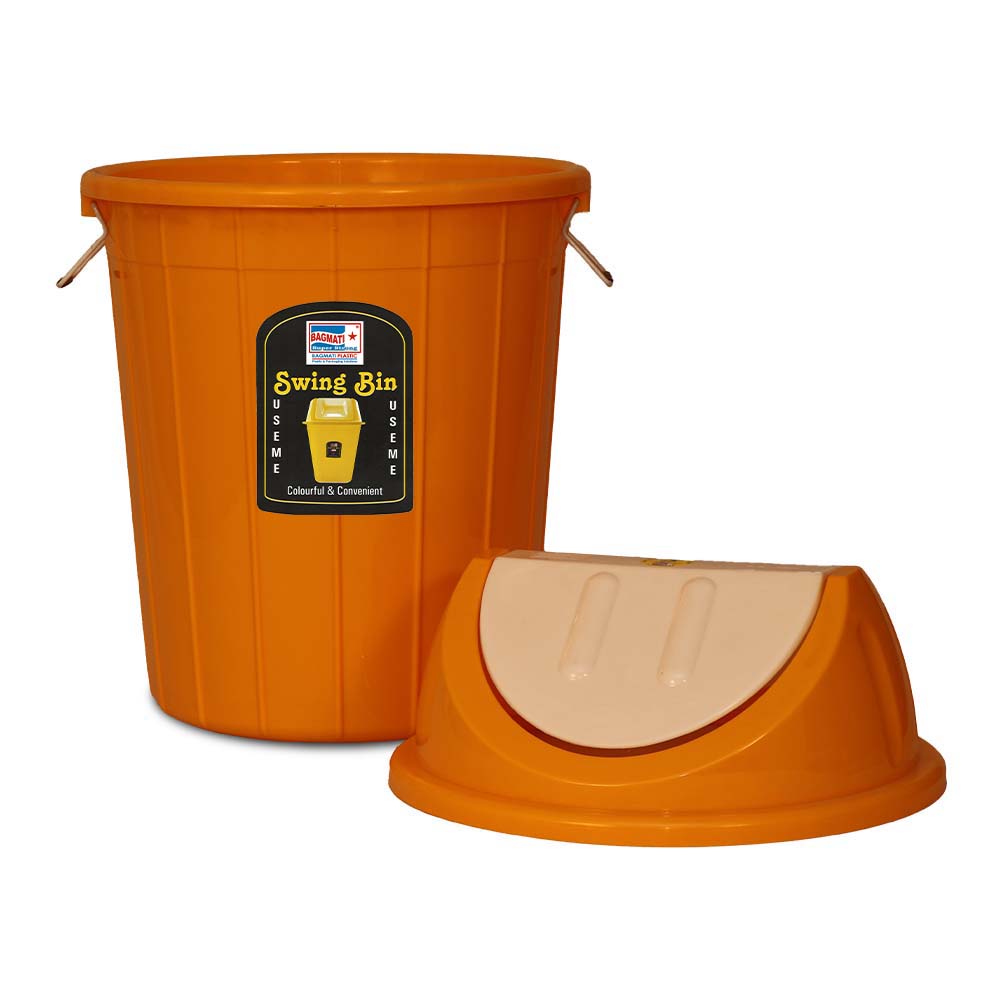 Strong Plastic Round Swing Bin 32 Ltr - Bagmatiplastic