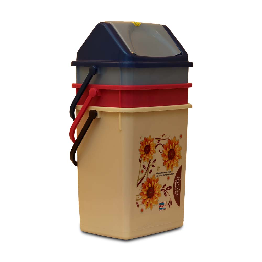 Best Rectangular Plastic Swing Bin Printed - Bagmatiplastic