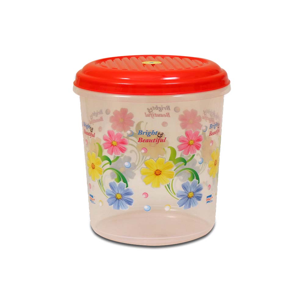 Colorful Store Fresh Printed Plastic Food Container With Lid