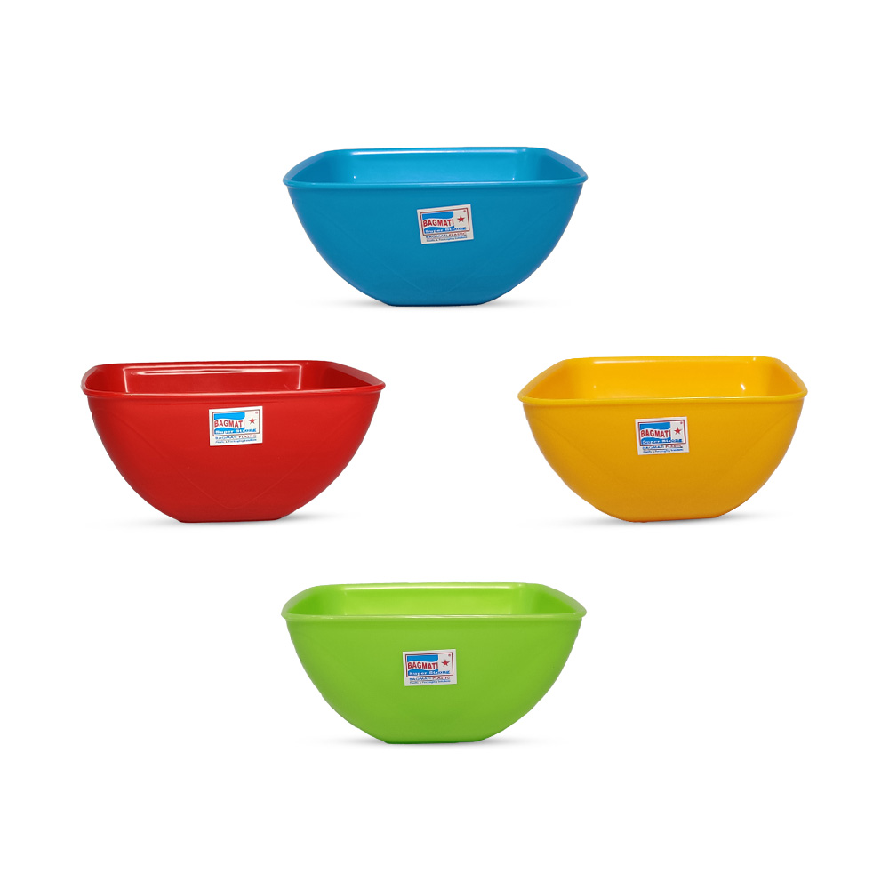 New And Authentic Plastic Square Bowls